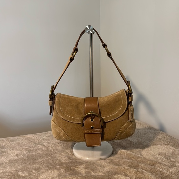 Coach | Bags | Stunning Vintage Coach Soho Authentic Suede Bag With ...